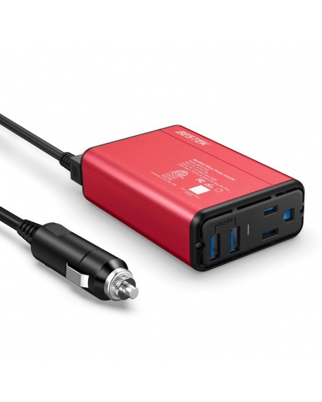 BESTEK 150W Car Power Inverter DC 12V to 110V AC Converter 4.2A Dual ...