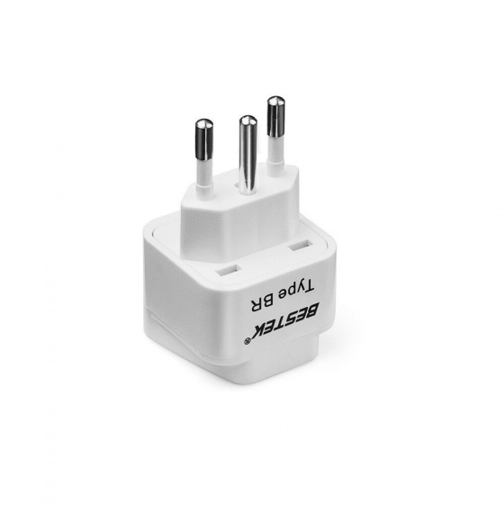 Grounded Universal Travel Plug Adapter for Brazil-3Pack