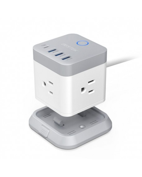 3-Outlet Vertical Cube Mountable Power Strip -BESTEK
